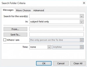 How To Customize Outlook Search Folders - Lookeen