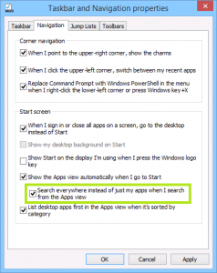 How To Use Windows 8 Desktop Search - Lookeen