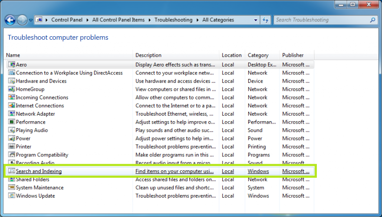 How To Fix Windows 7 Desktop Search Problems - Lookeen