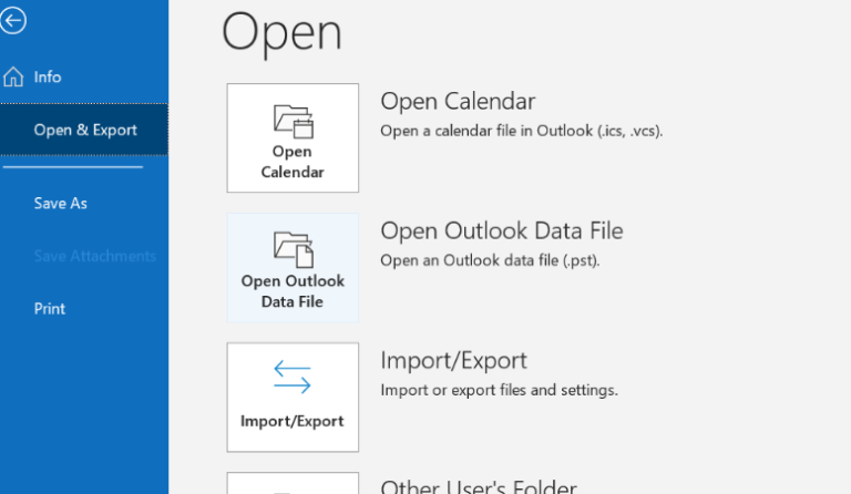 How to open PST-files with and without Microsoft Outlook - Lookeen